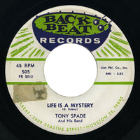 Tony Spade - What’s Gwyne On? / Life Is A - Back Beat – Bopalacious